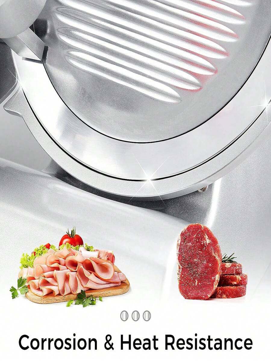 Automatic Meat Slicer, 800W Commercial Deli Slicer With 0-18mm ...