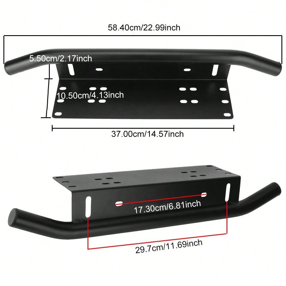 Universal Aluminum SUV Lamp Holder Off Road LED Light Bar Frame Holder ...