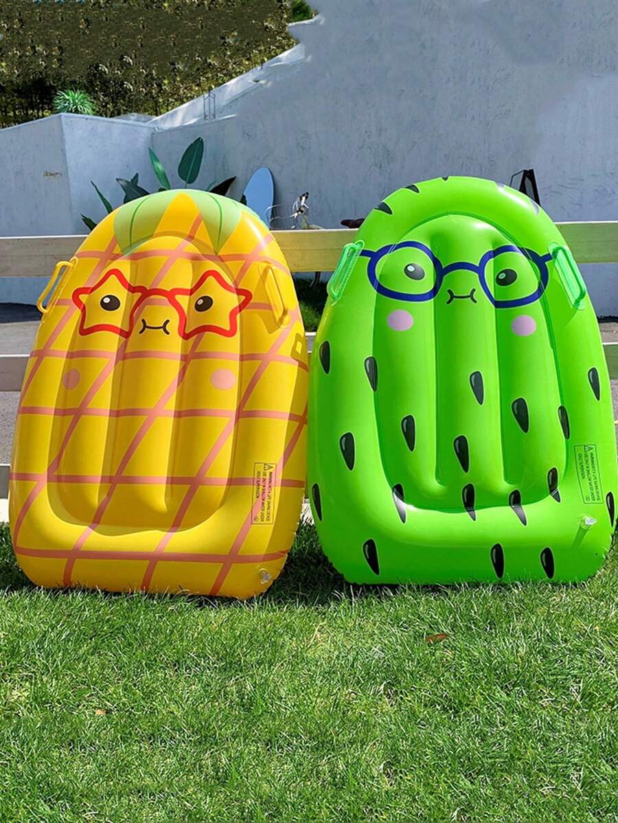 1pc Inflatable Fruit Pool Float Strawberry Kiwi Pineapple Design ...