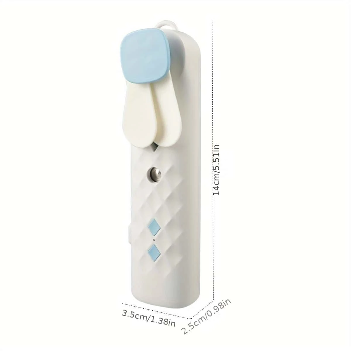 Hand Held Water Spray Mist Hand Fan, Usb 2 In 1 Mini Air Cooler Fan ...