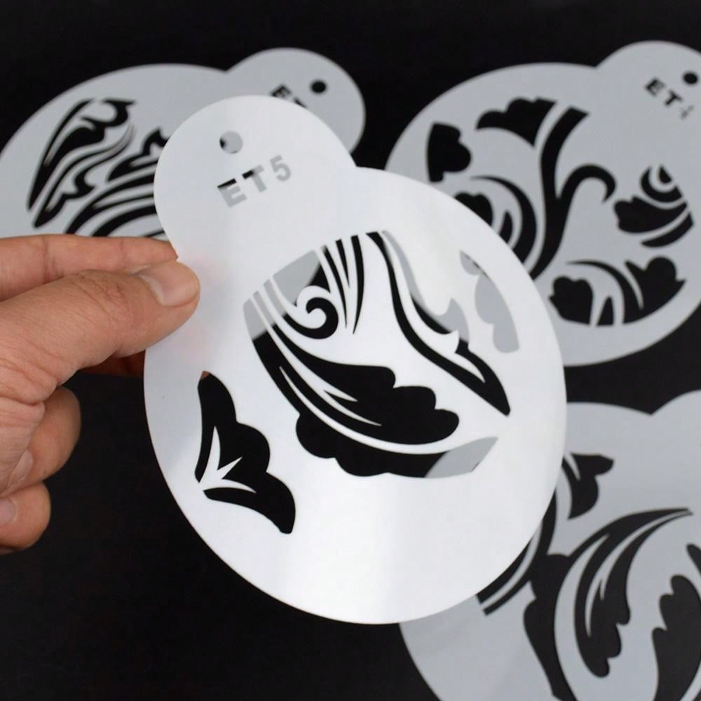 Easter Hollow Biscuit Print Template, Egg Pattern Template, Plastic ...