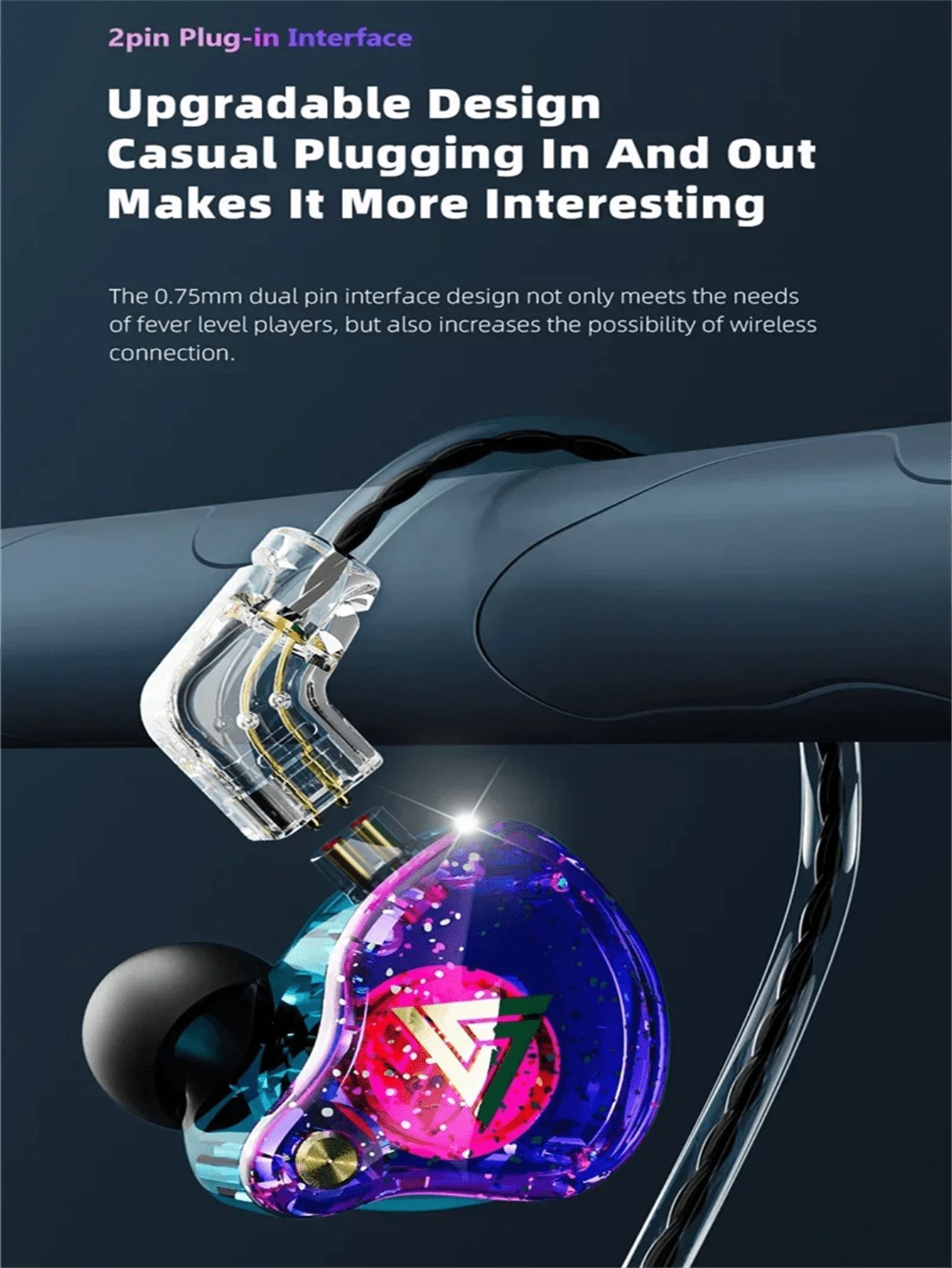 Original QKZ AK6 Pro Copper Driver HiFi Wired Earphone HIFI Bass ...