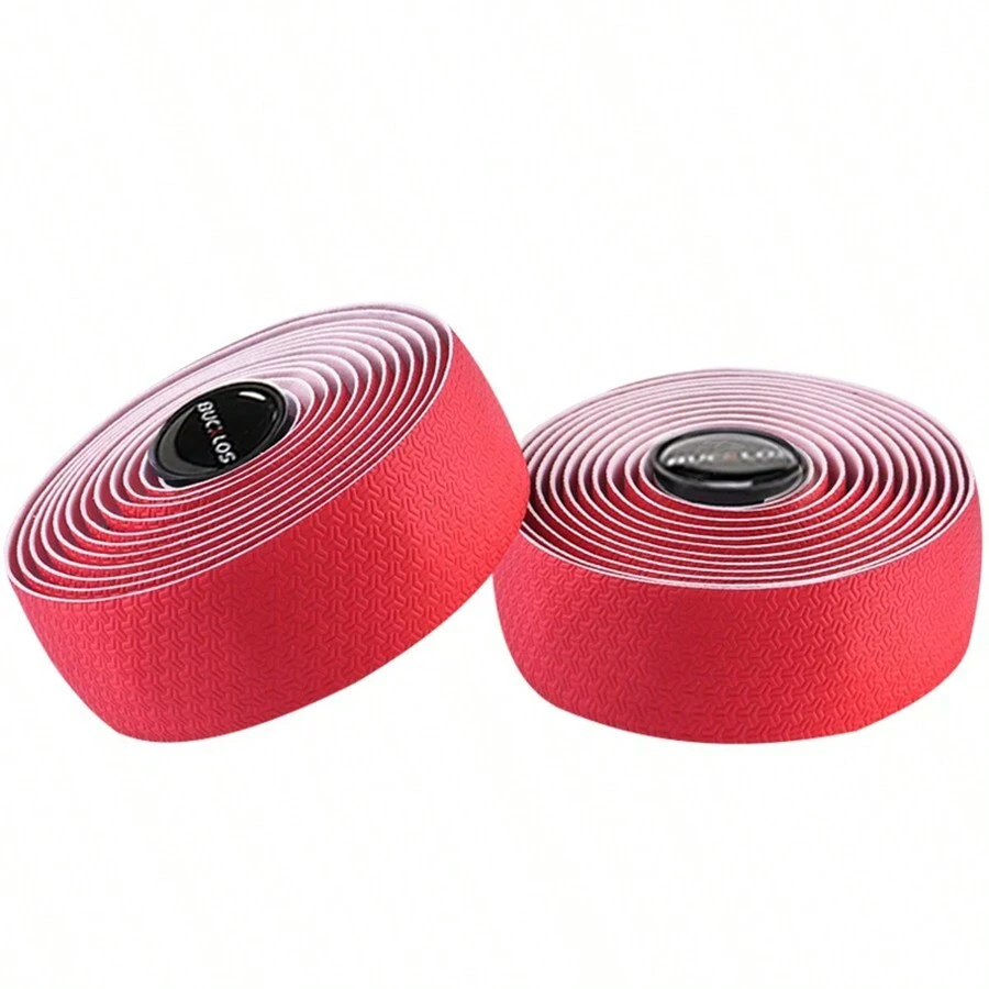 1 Pair RED BUCKLOS Road Bike Bar Tape Ultralight Handlebar Tapes EVA+PU ...