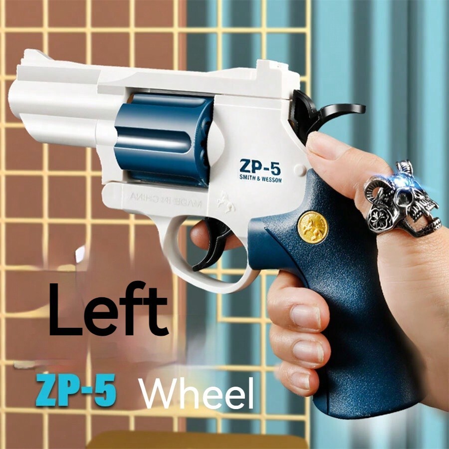 1set Soft Bullet Revolver, Zp5 Toy Gun, Semi-Automatic Revolver, Long ...