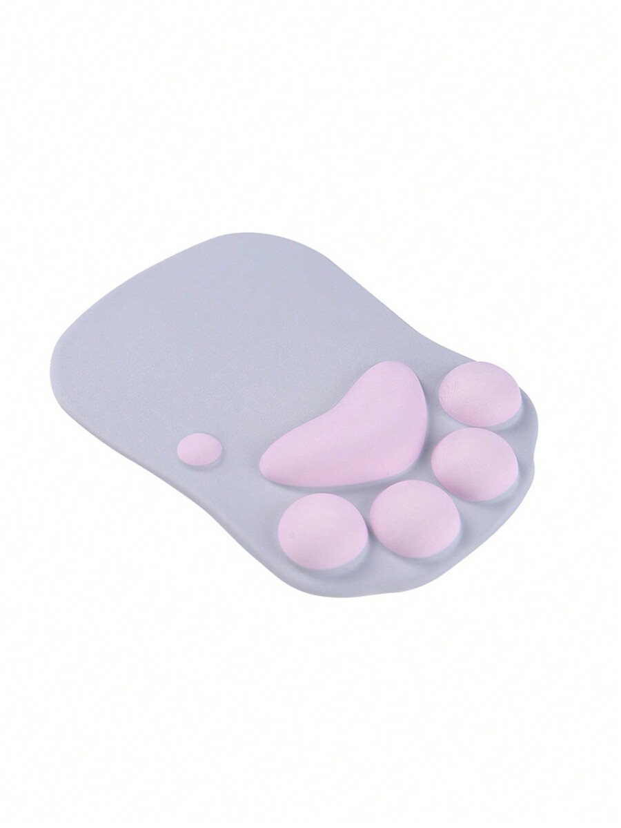 Wrist Rest Mouse Pad, Cute Cat Paw Shaped Hand Pillow, Thick Silicone ...