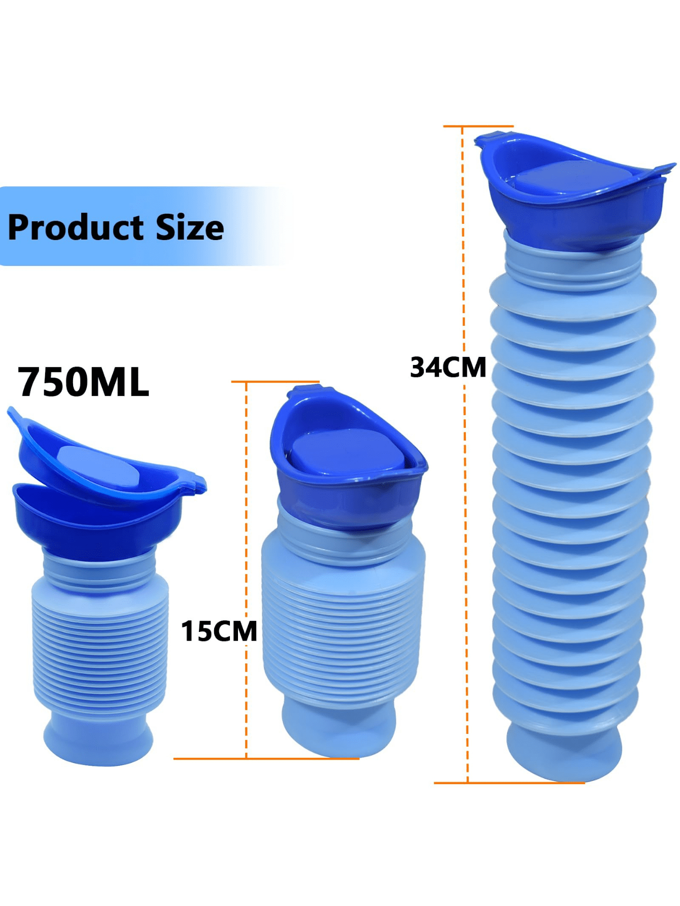Portable Travel Pee Urinal, Folding Design For Both Men And Women ...