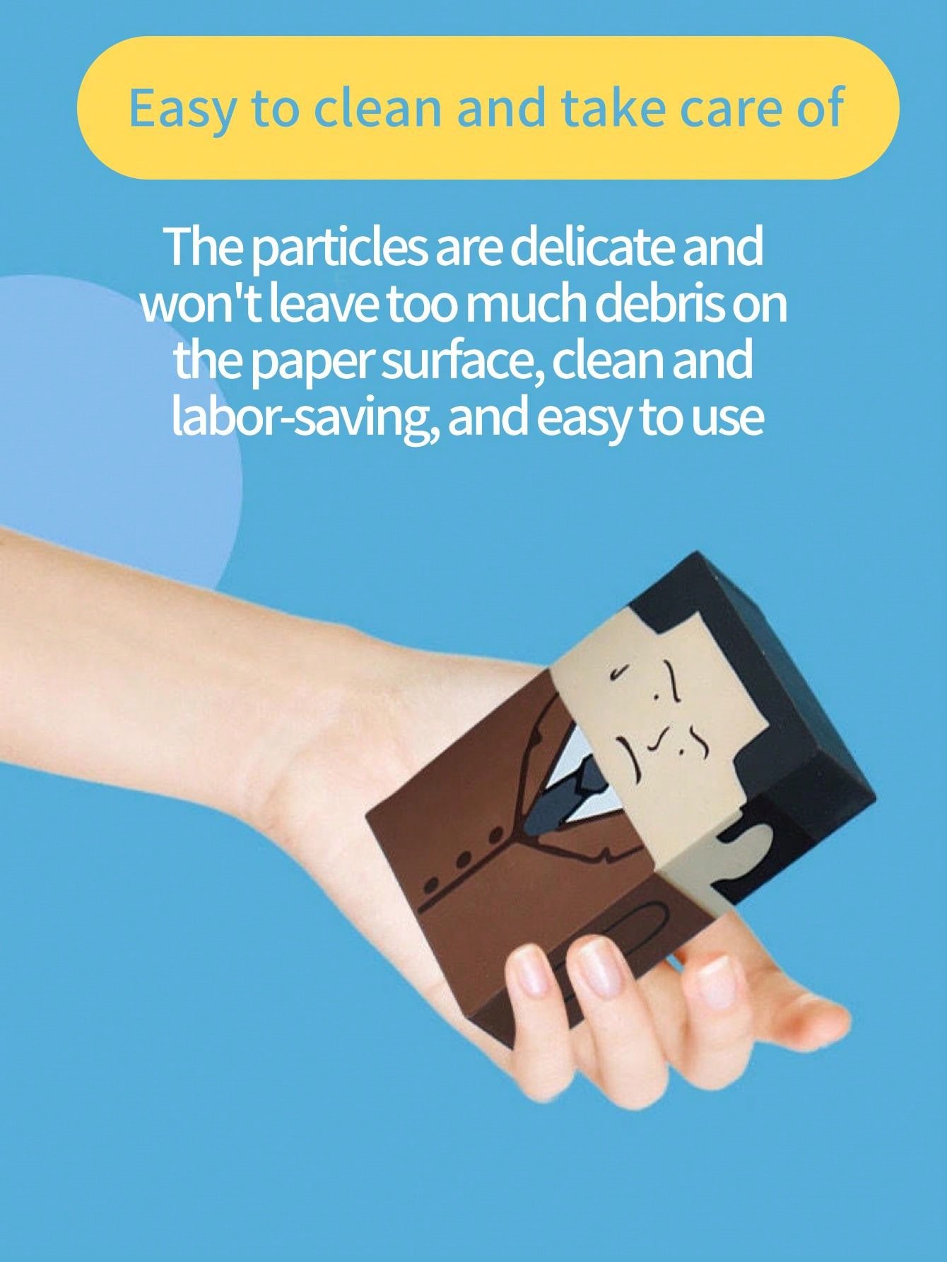 1Pc Funny Eraser Bald Old Man Eraser Office Writing Gifts | SHEIN EUR