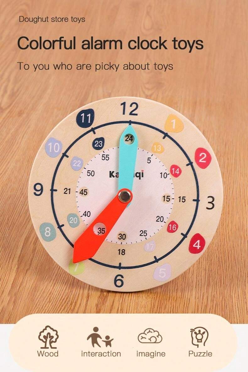 Juguee Educativo Del Reloj Para Niños Para Estudiantes De Jardín De ...