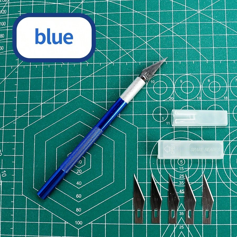 1pc Blue Options Hand-Carved Knife For Bullet Journaling & Diy Crafts ...