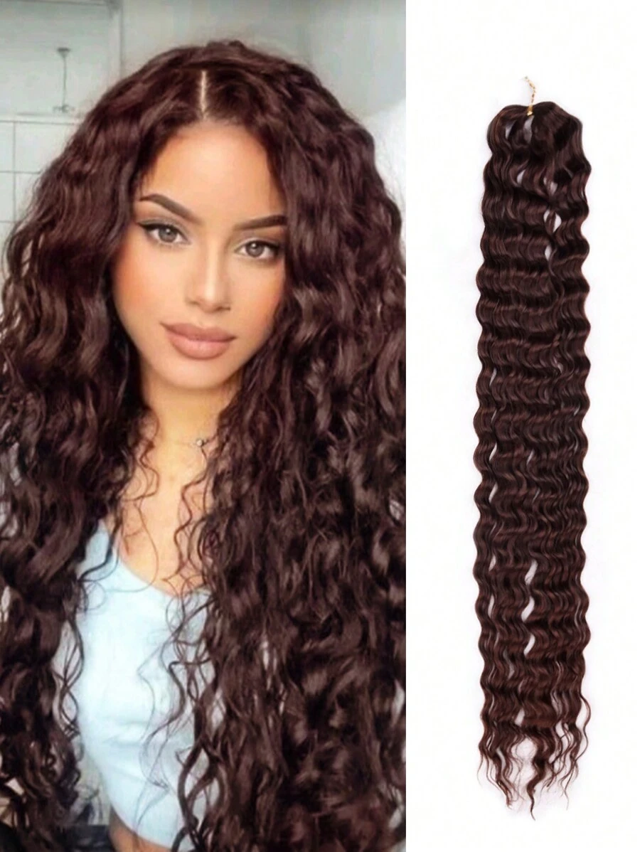 Ocean Wave Crochet Hair 32 Inch 1 Packs Deep Wave Curly Braiding Hair ...