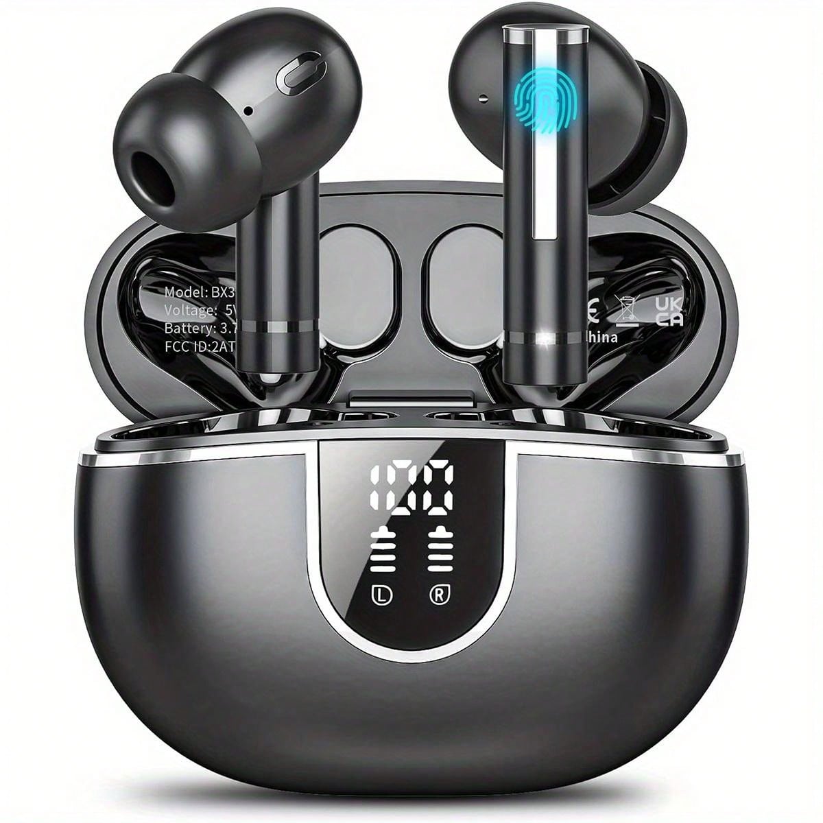 Wireless Earbuds, Sport Headset, Stereo In Ear Headphones, Touch ...