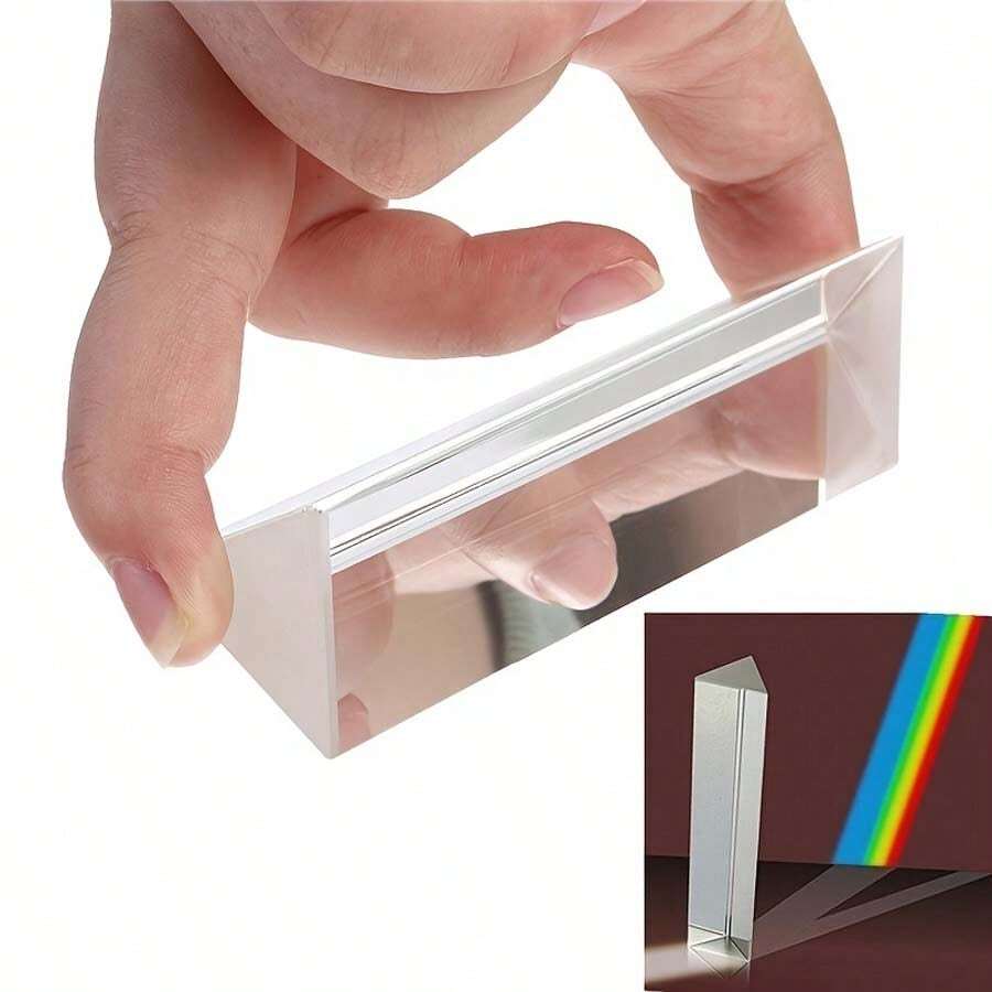 Prism To See The Rainbow Refraction Of Popular Science Light K9 Optical ...