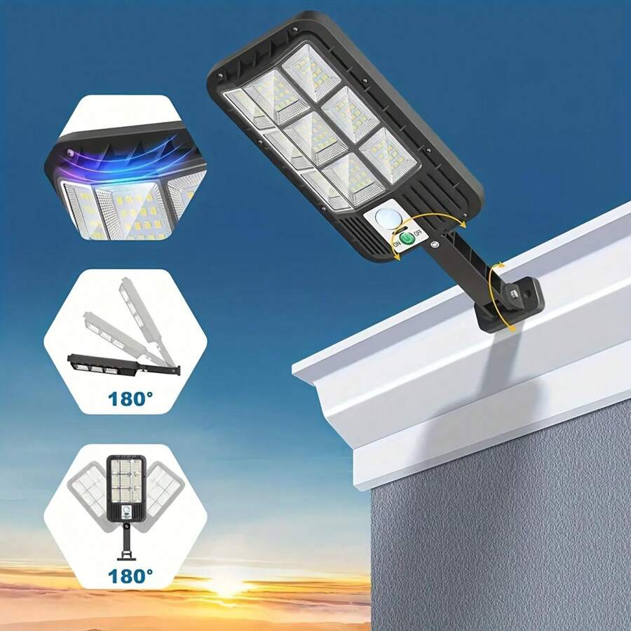 Solar Lights Outdoor Solar Flood Light Dusk To Dawn Solar Powered ...