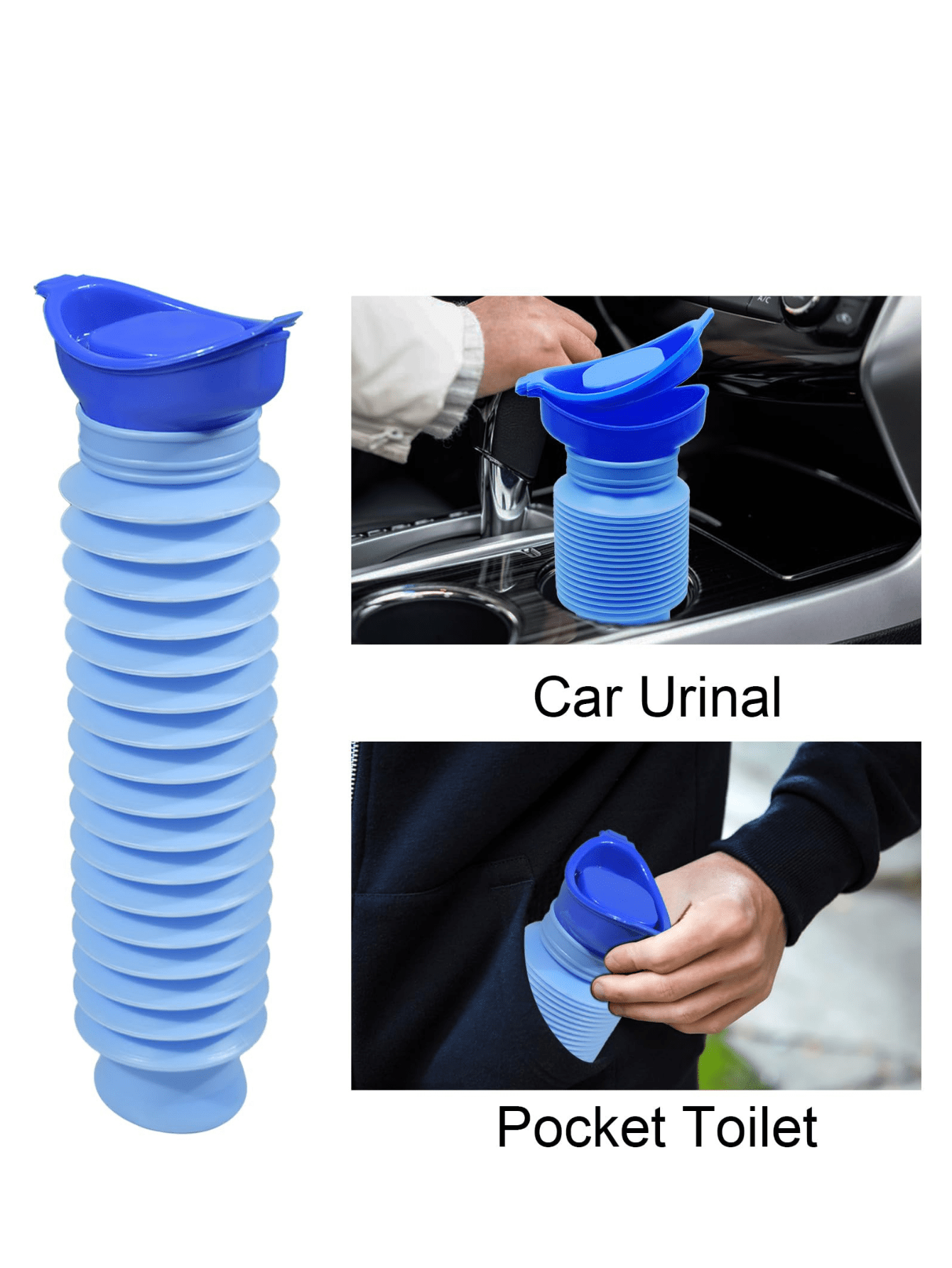 Portable Travel Pee Urinal, Folding Design For Both Men And Women ...