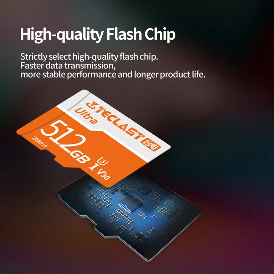 TECLAST TF Memory Card, 256GB/128GB/64GB U3 Micro SD Card Mini SD Card ...