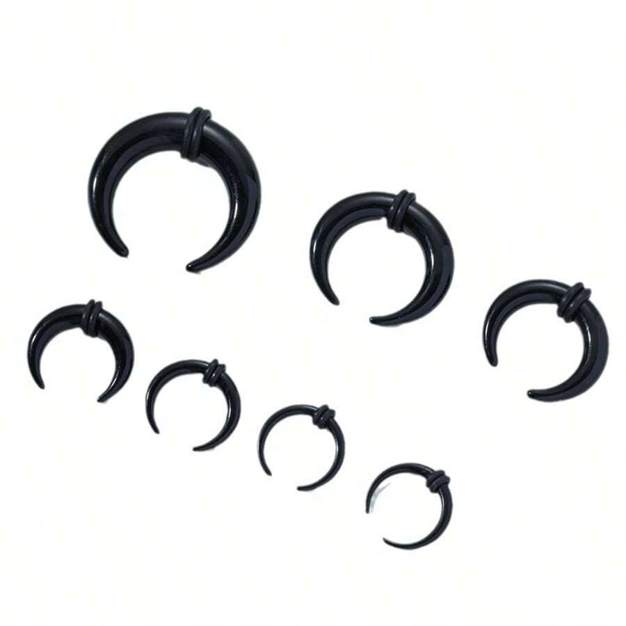 Ear Stretching Kit With Acrylic Ear Tapers And Plugs, Hypoallergenic ...