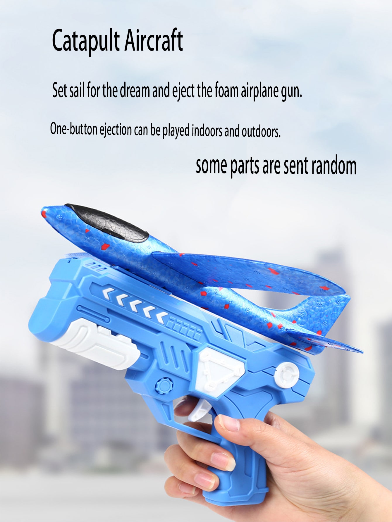 1box Small Foam Dart Ejection Airplane Gun Children Outdoor Toy Air ...