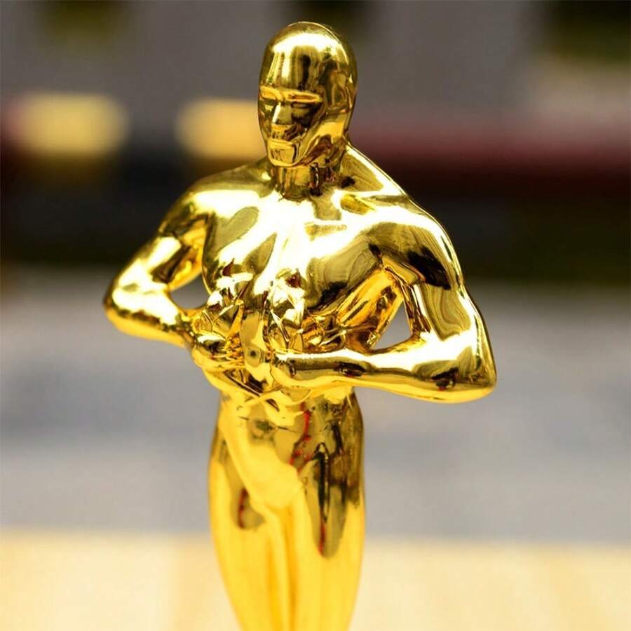 1Pc Replica Oscar Trophy Awards 18cm 21cm 26cm Gold-Plated Small Gold ...