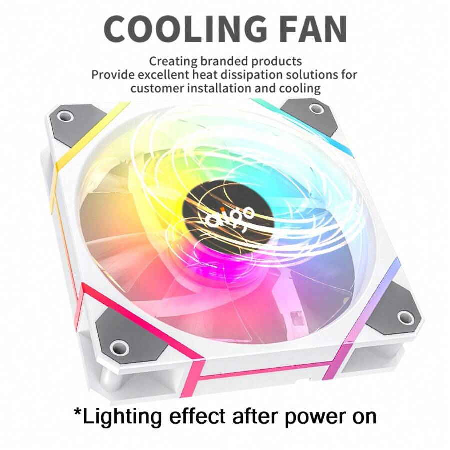 aigo Aigo AM12PRO Rgb Fan Ventoinha PC 120mm Computer Case Fan Kit ...