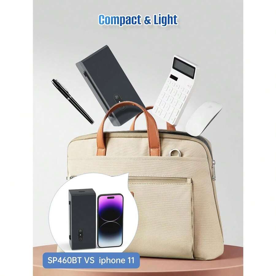 Bluetooth Thermal Label Printer, 4X6 Shipping Label Printer For Small ...