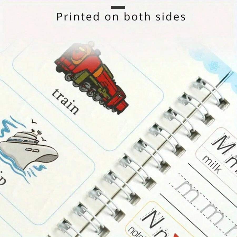 4pcs/Set Calligraphy Copy Books With Pen & Refills, Kids English ...