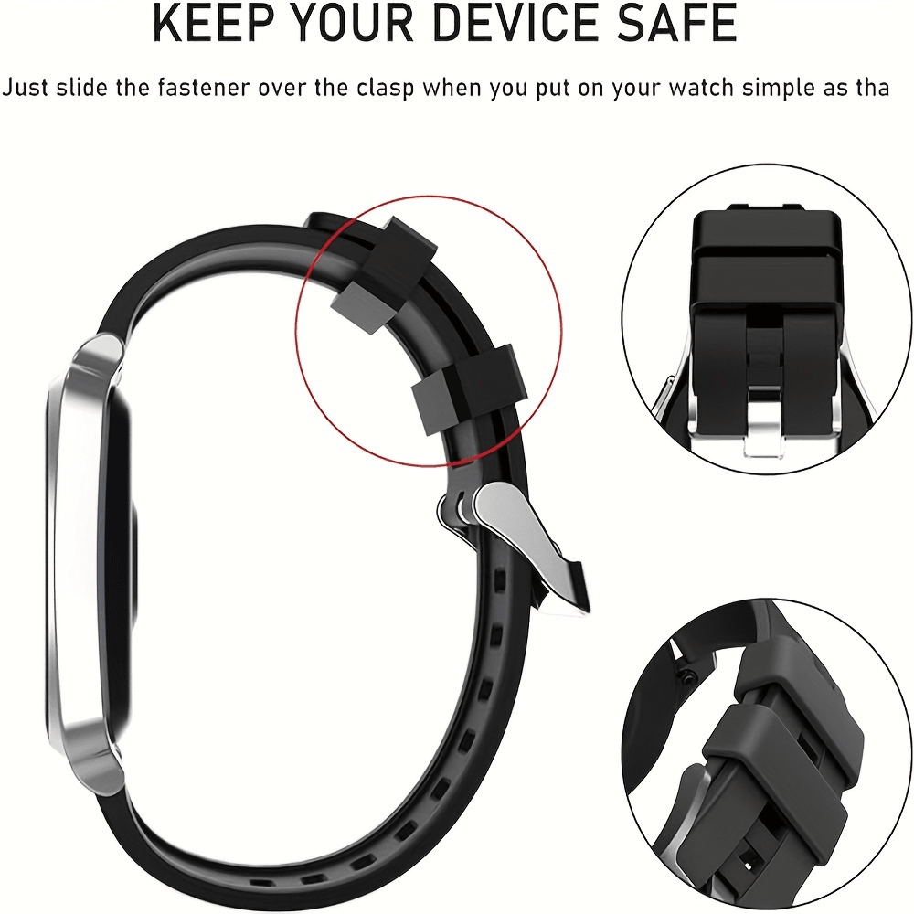 5 Pcs Watch Strap Loops, Silicone 18mm 20mm 22mm Watch Strap Watch Band ...