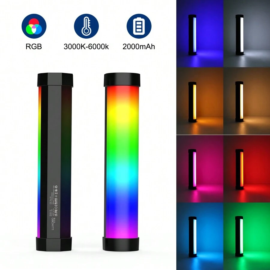 Luxceo Led Rgb Portátil Luz De Preenchimento Para Fotografia ...