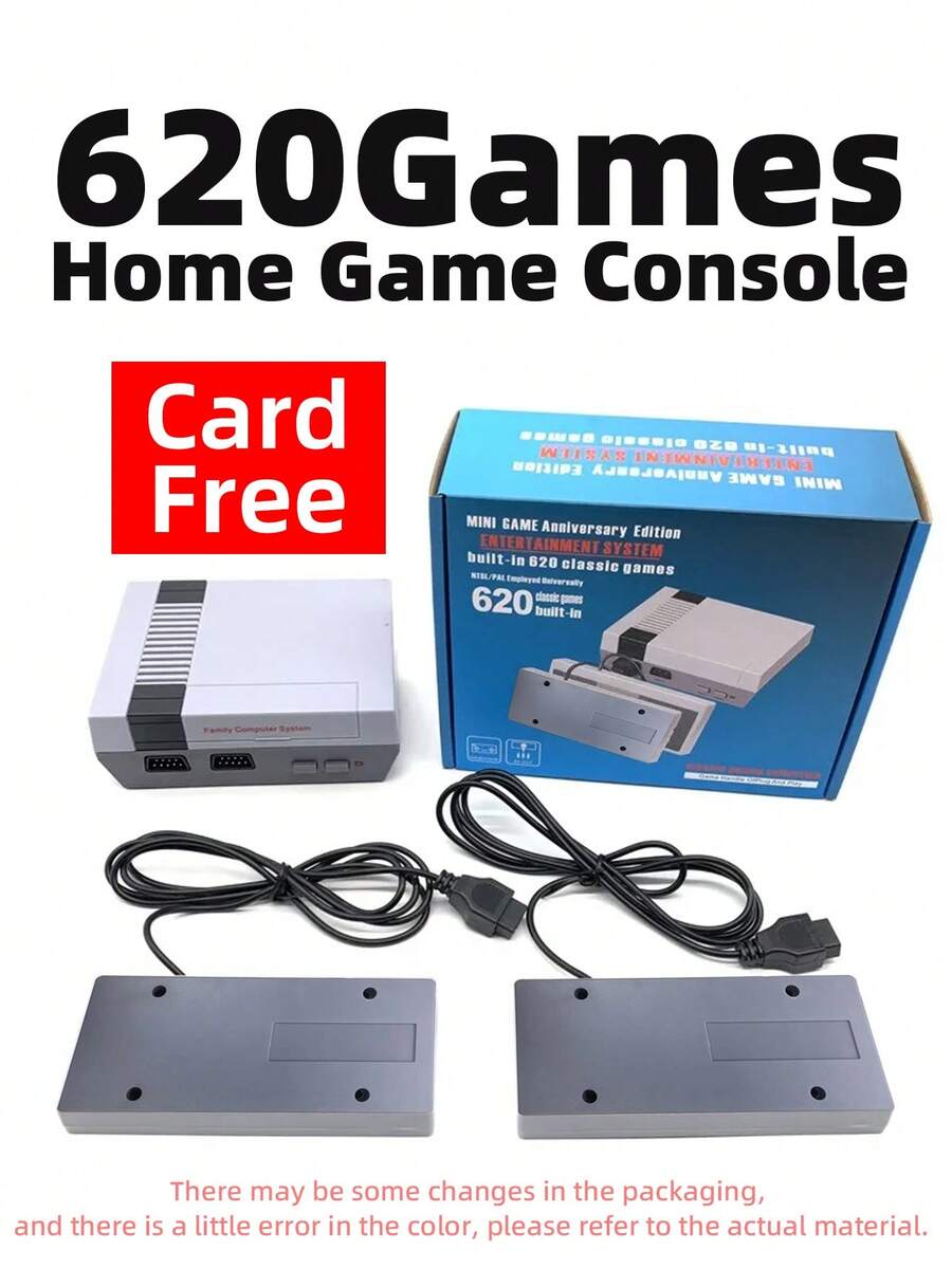A Game Console -620 Retro Tv Game Box, Plug And Play, No Card Needed ...