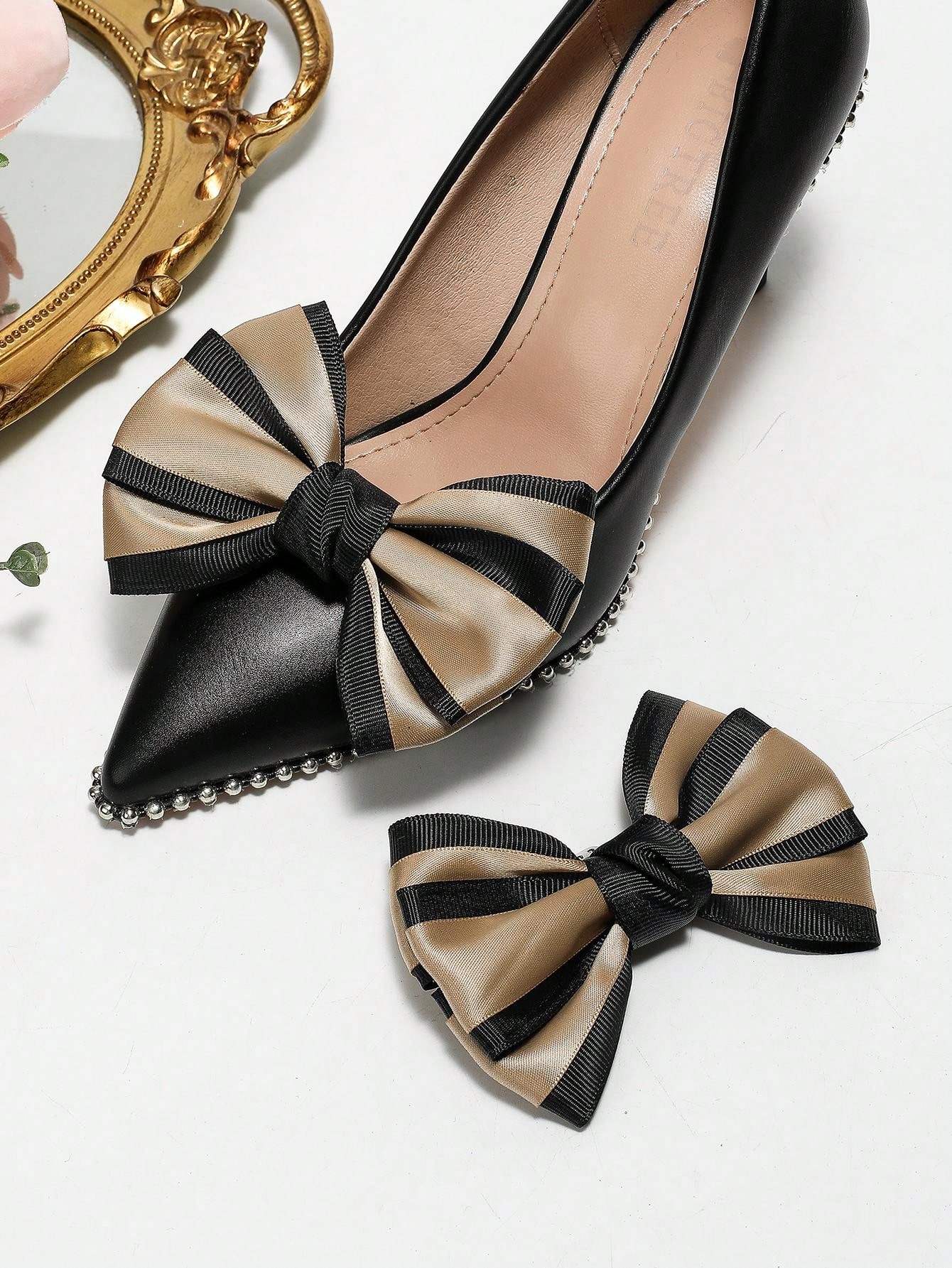 Vlinder Boog Metaal Decoratief Schoen Klem Voor DIY Hoge hakken & Doek ...