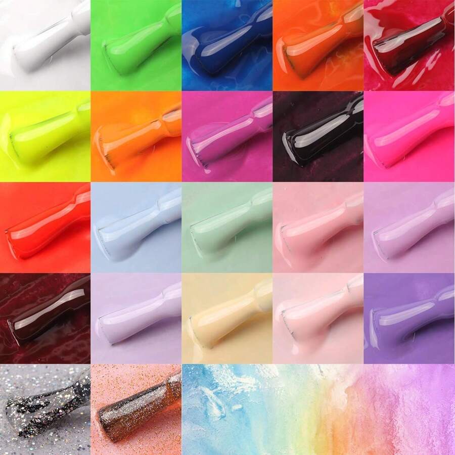 Bluedee Nail Art Kits Professional Set Box Professional Gel Nail Polish ...