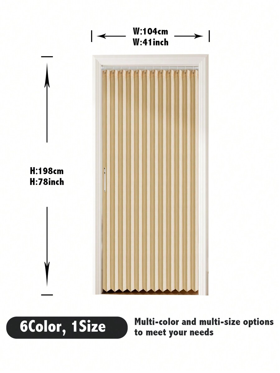 1pc Corrugated Folding Door Curtain Partition, Accordion Style Door ...