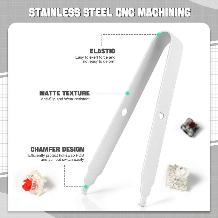 Switch Opener And Switch Puller 2-In-1 Bundle For Cherry MX Outemu Box ...