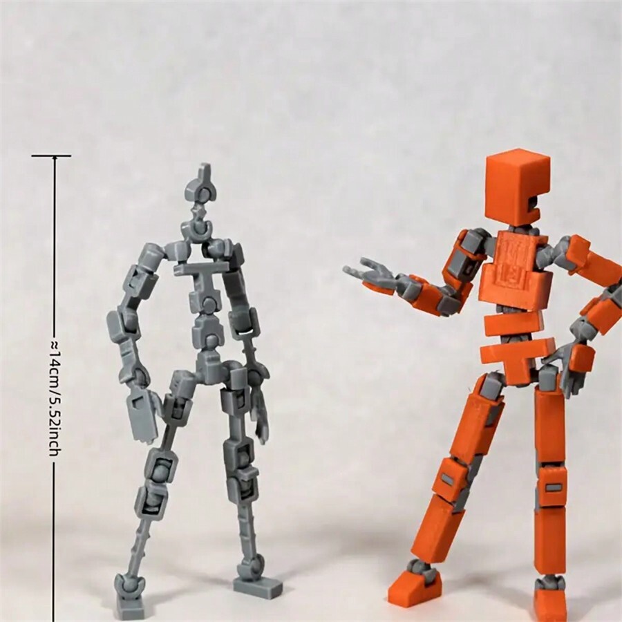 3d Printing Mechanical Toy Assembly Person Activity Jointed Figure ...