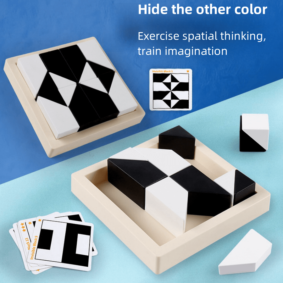 80 Levels Intellectual Hidden Blocks Puzzle Toy That Develops Children ...