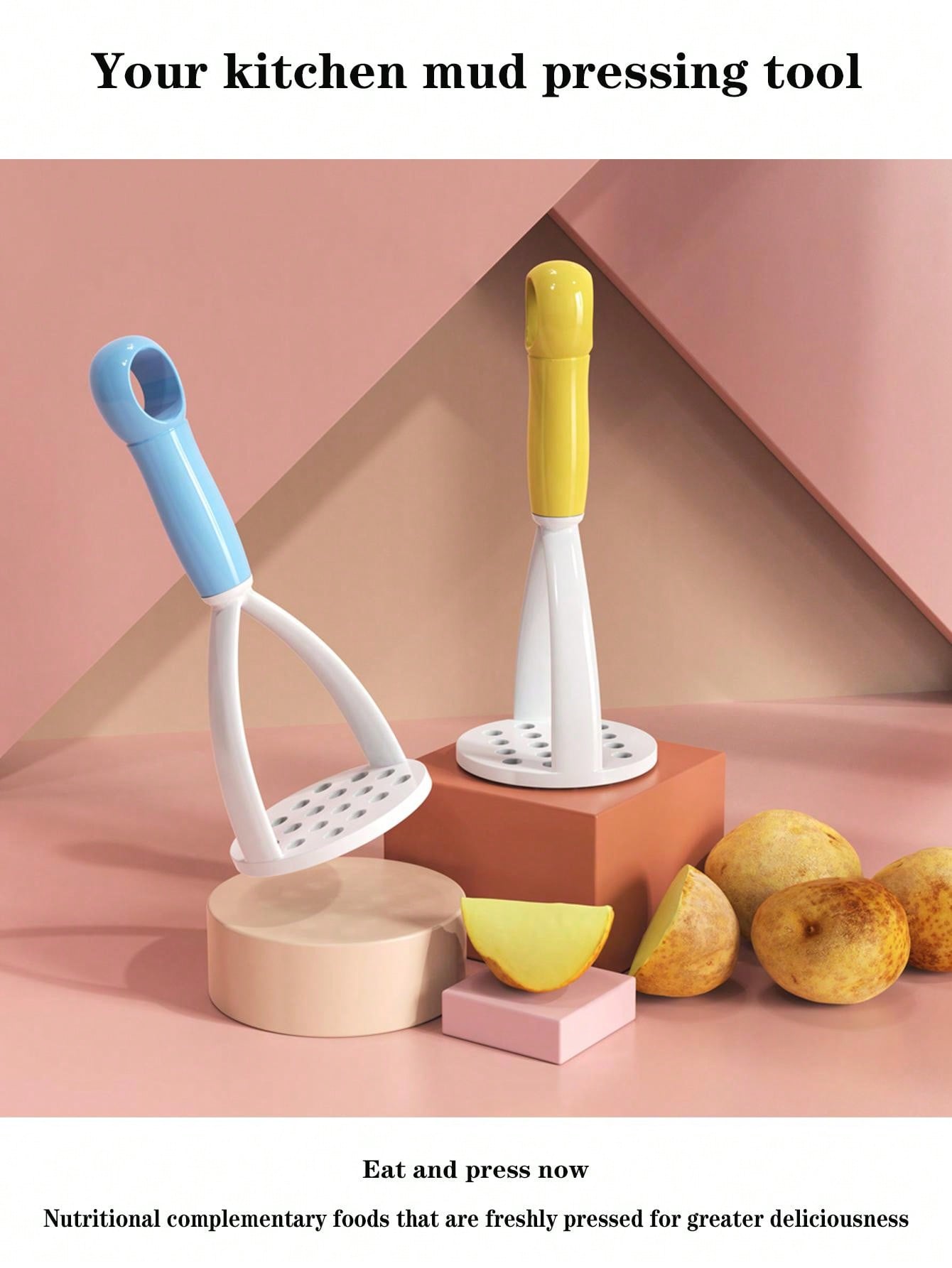 1pc Manual Potato Masher For Making Baby's Food, Kitchen Tool For ...