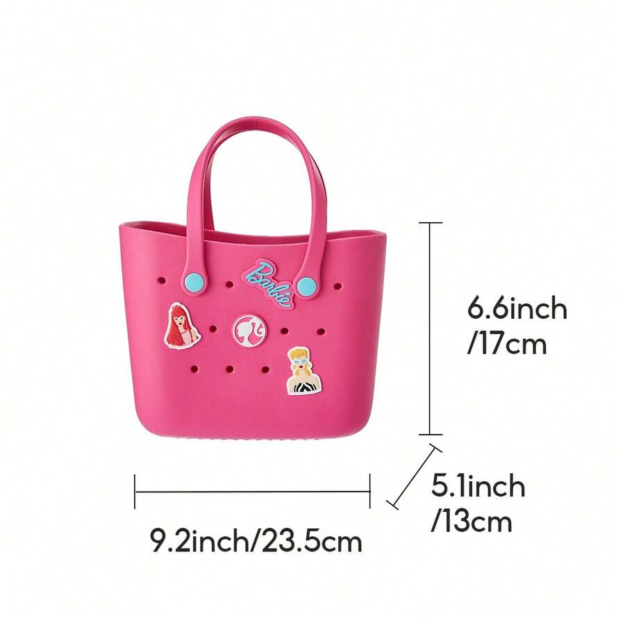 Miniso Miniso Barbie Shining Collection Hole Bento Beach Bag (Pink ...