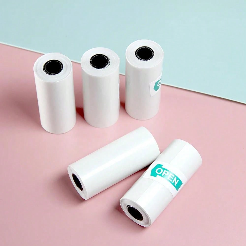 Mini Printer Thermal Paper Label Sticker Colorful Adhesive Self ...