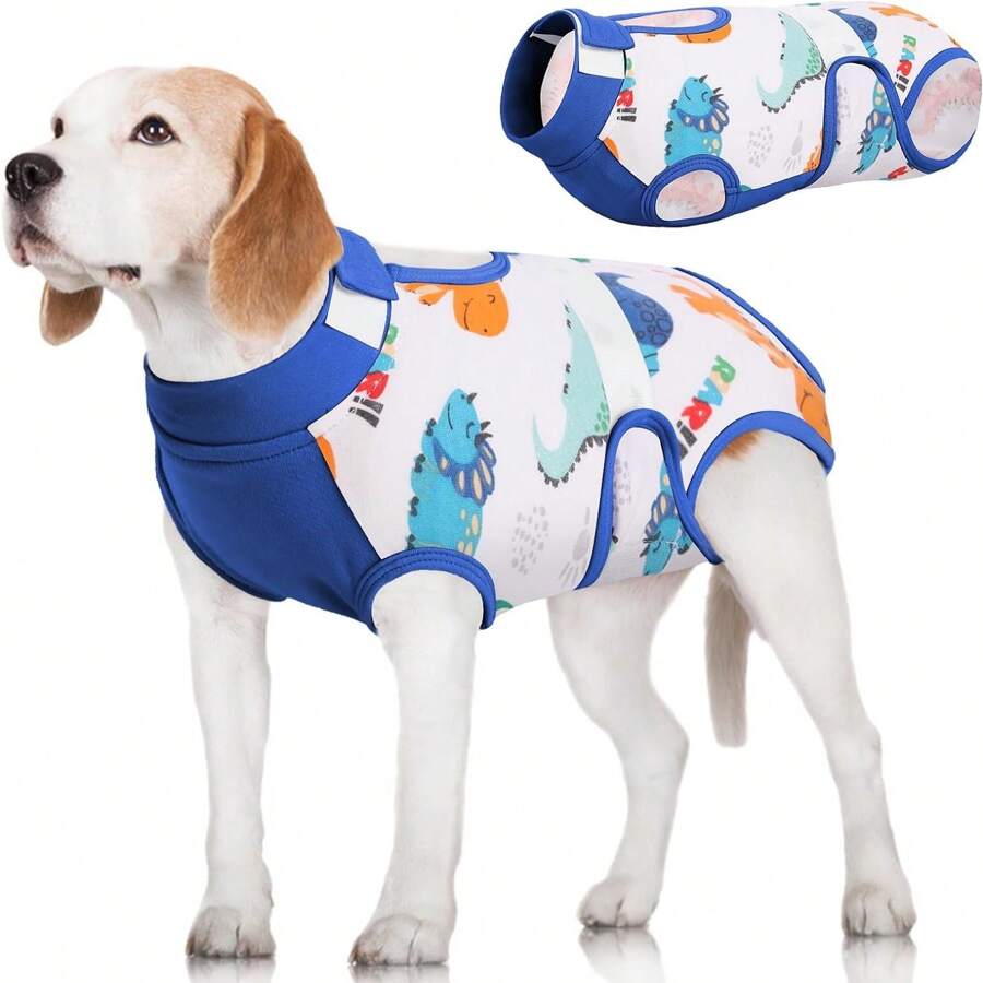 Dog Surgery Recovery Kit, Soft Postoperative Jumpsuit For Dogs, Anti ...