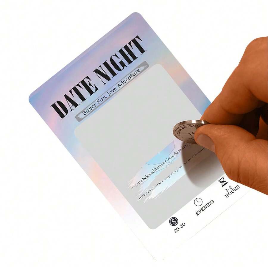 English Date Night Adventure Card Game(40 Dating Ideas & Trivia ...