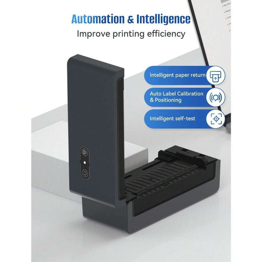 Bluetooth Thermal Label Printer, 4X6 Shipping Label Printer For Small ...