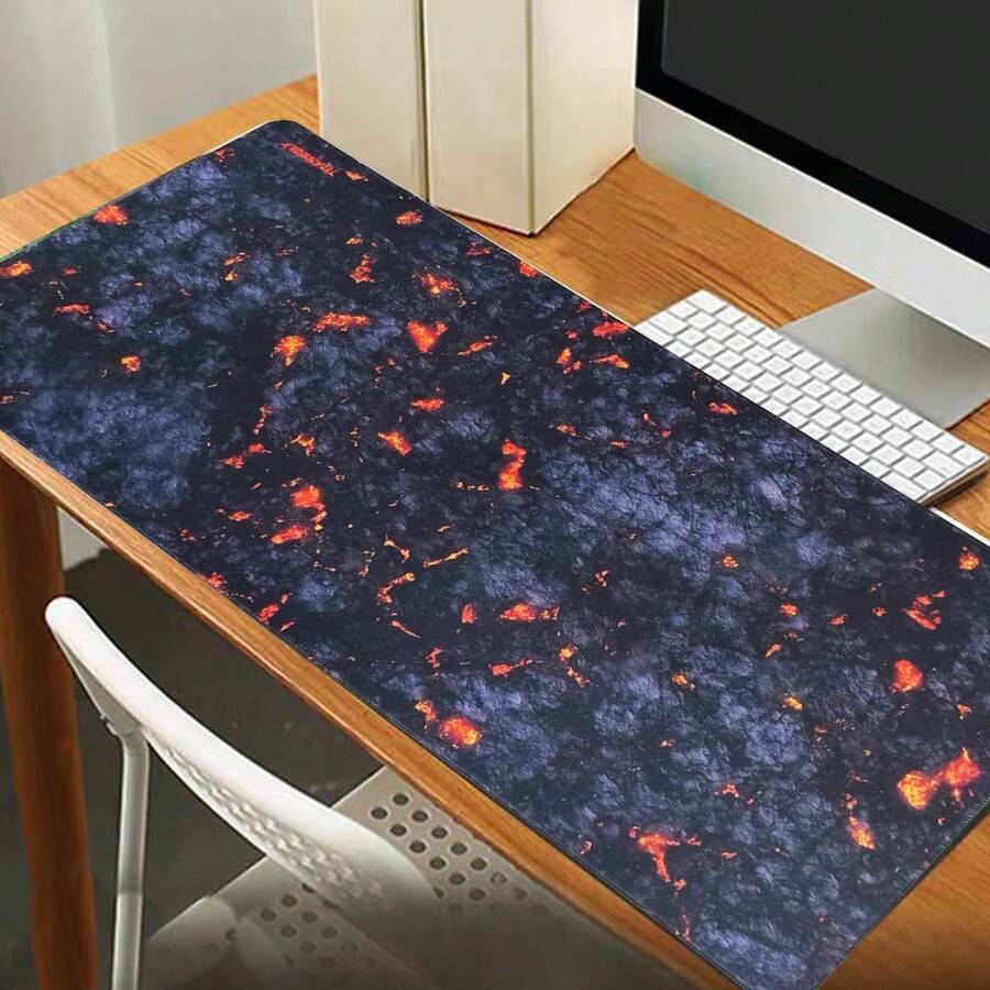 Grande Tapete De Rato Para Jogos Com Bordas Costuradas, Tapete De Mesa ...