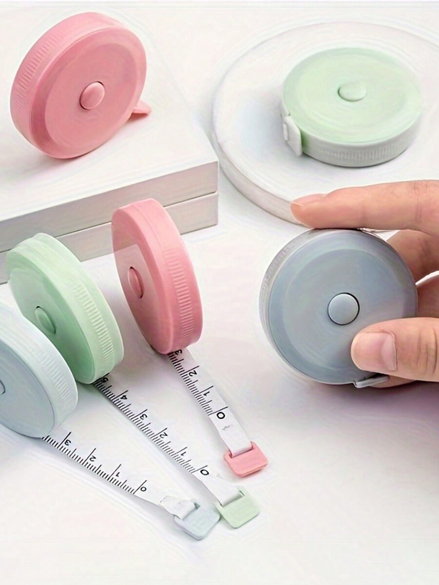 4pcs Straight Ruler Office Waist Measurement Tape Measure Portable ...