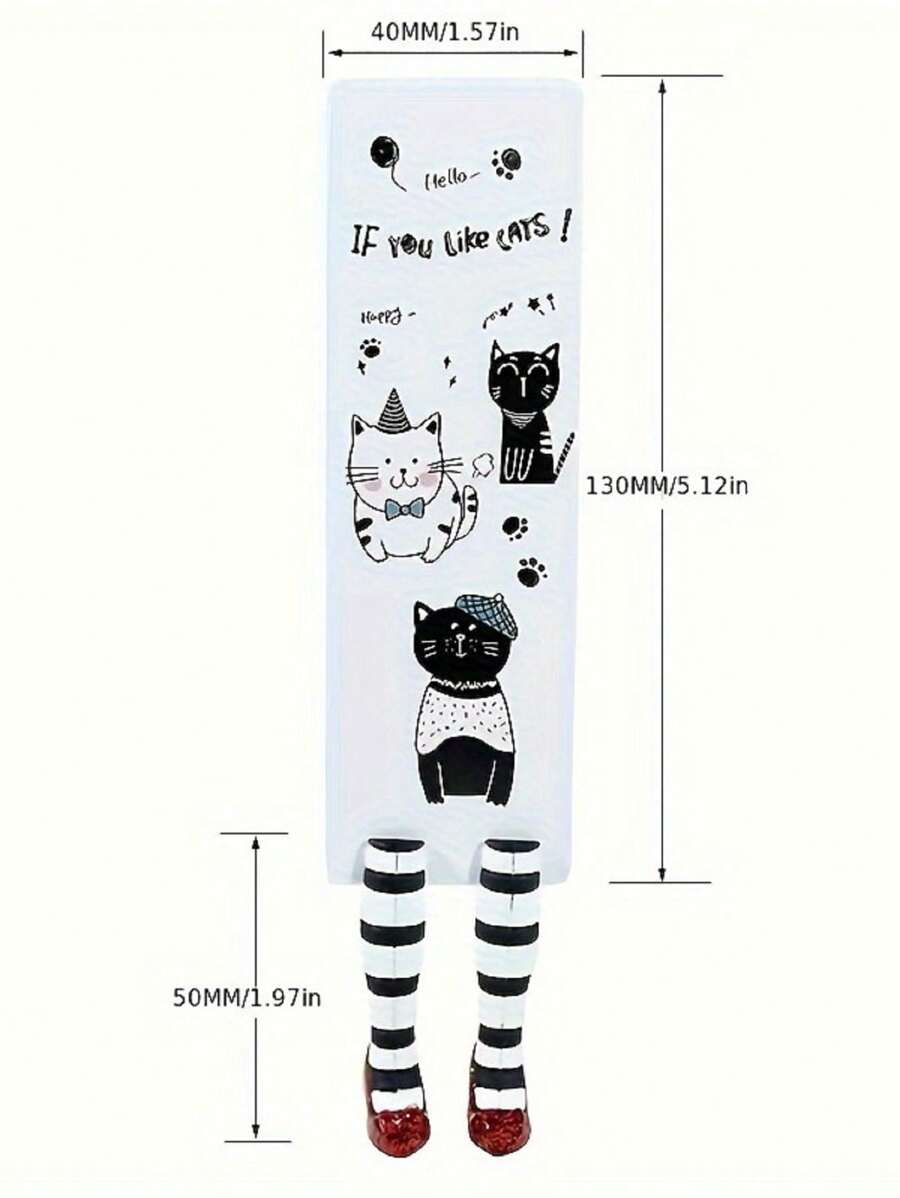 1pc 3D Bookmark With Cute Cat Bookmark For Reading Paper Bookmark Book ...