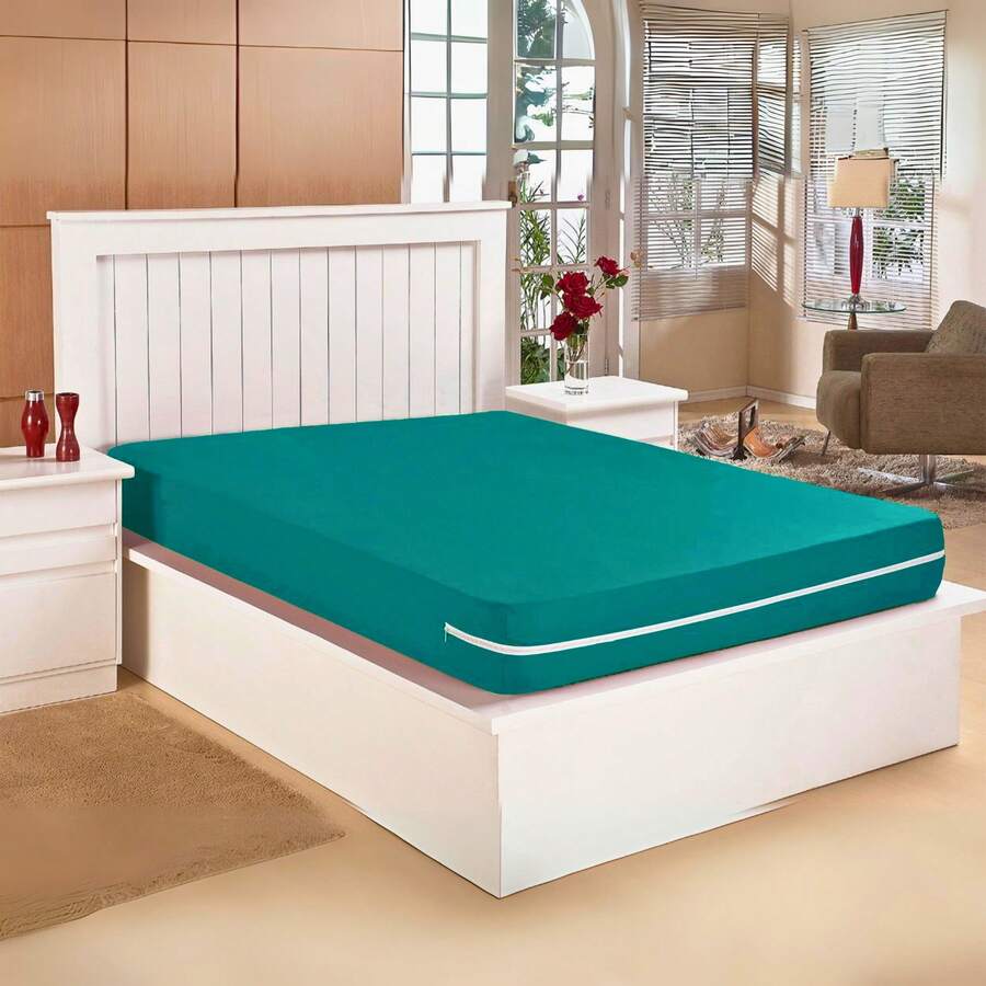Capa Para Colchão Casal Padrão Capa Protetora Para Colchão Casal Com ...
