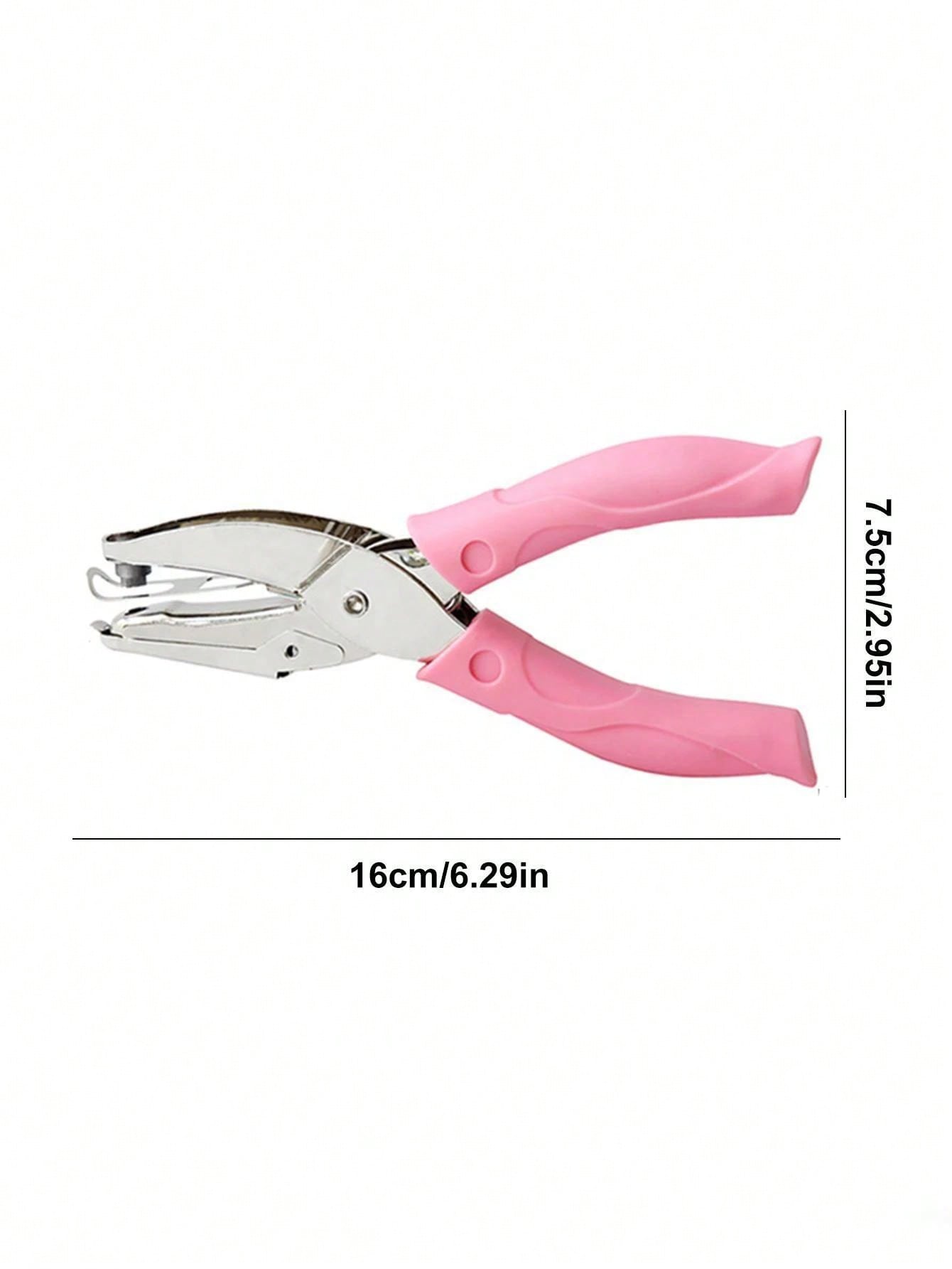 1pc Handheld Heart Shape Paper Punch, Mini Puncher For Card, Stationery ...