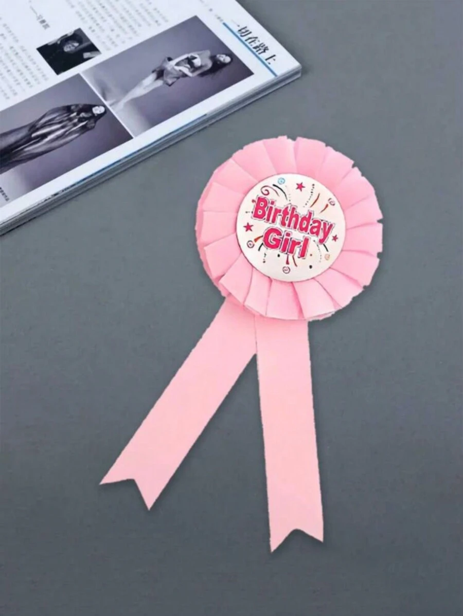 1 Pc Birthday Girl Badge Pin Children's Birthday Gift Party Decoration ...