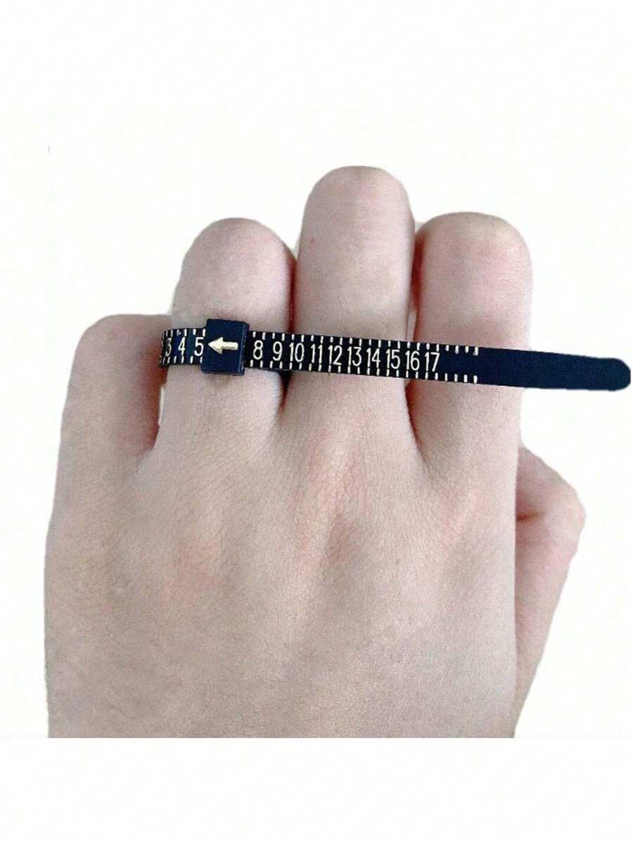 Ring Sizer Measuring Set Reusable Finger Size Gauge Measure Tool ...