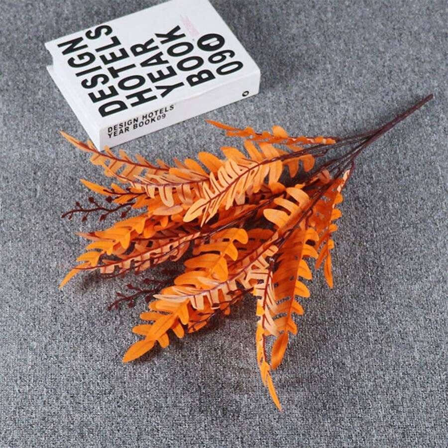 3 Bundles Artificial Greenery Fake Plants Stems Spring Faux Shrub ...