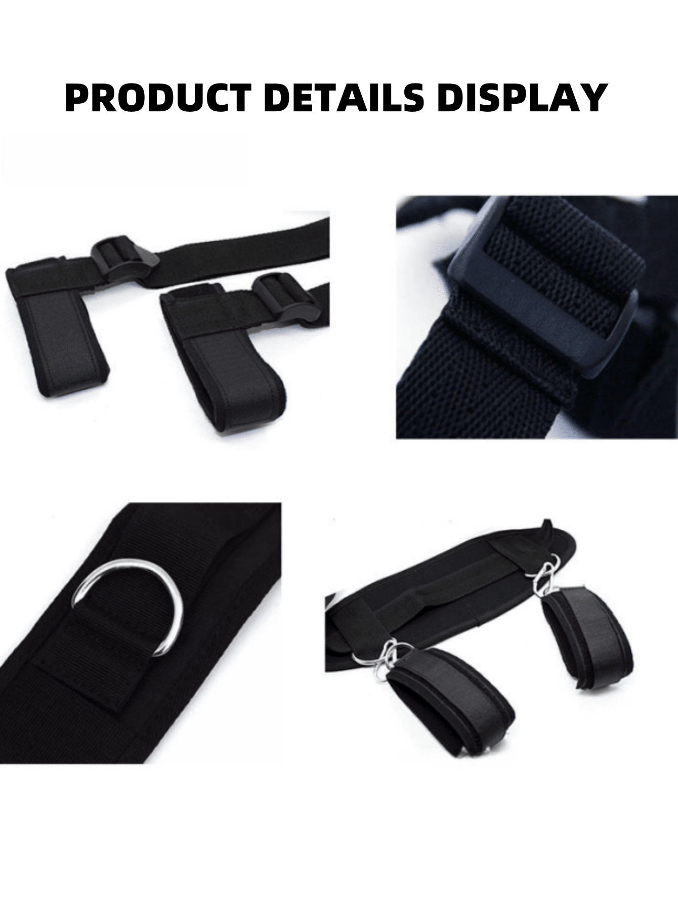 1 Pcs Couples Sm Bed Bundled Split Leg Toys Wrists And Ankles Bound With Adult Bed Sex Props