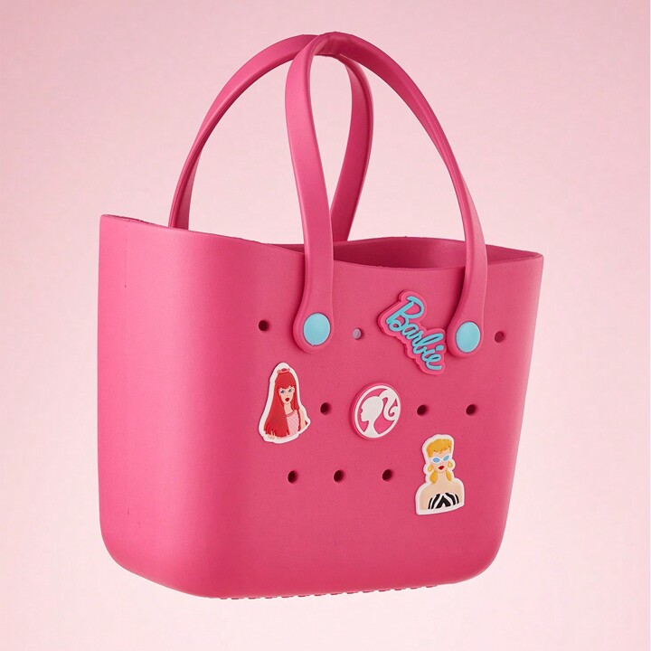 Miniso Barbie Shining Collection Hole Bento Beach Bag Barbie Pink for Sale Australia New Collection Online SHEIN Australia